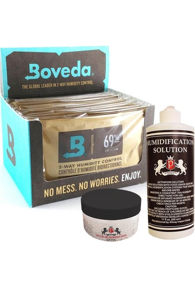 Boveda 69 60G Humidor Puro Kutusu Nemlendirici 12LI Paket Saf Su ve Jel Boveda 69 60G Humidor Puro Kutusu Nemlendirici 12LI Paket Saf Su ve Jel