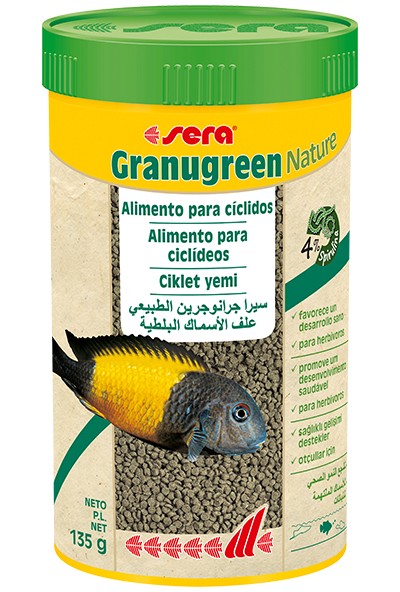 Sera Granugreen Balık Yemi 250 Ml.