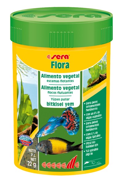 Sera Flora Balık Yemi 100 Ml Sera Flora Balık Yemi 100 Ml