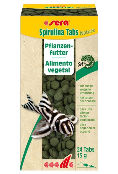 Sera Spirulina Tabs Balık Yemi 24 Tablet Sera Spirulina Tabs Balık Yemi 24 Tablet