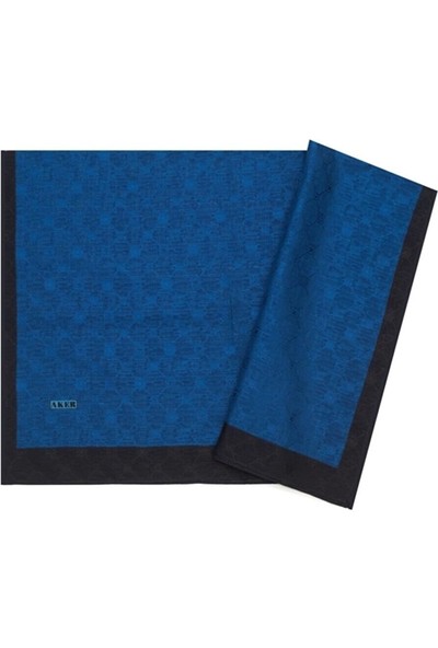 Aker Koza Şal- Saks Mavi