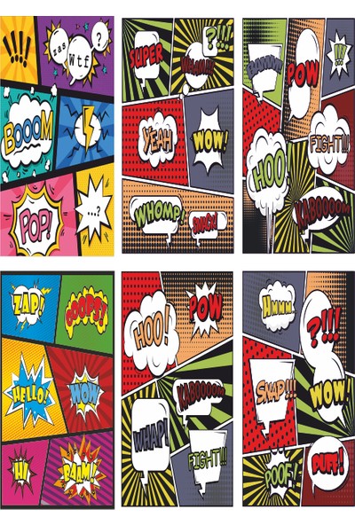 Hayat Poster Pop Art Desenler 6lı Mini Retro Ahşap Poster Seti Uv Baskılı Hayat Poster Pop Art Desenler 6lı Mini Retro Ahşap Poster Seti Uv Baskılı