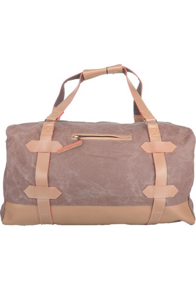 Old Cotton Travel S Bag Seyahat 7122 Kahverengi