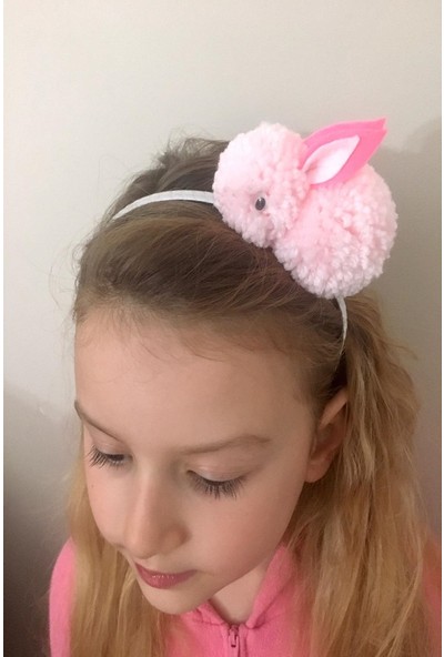 Bukalemun Company Kız Çocuk Ponpon Tavşan Taç