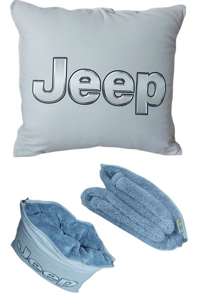 Caisya Butik Jeep Baskılı Battaniyeli Opsiyonel Yastık Caisya Butik Jeep Baskılı Battaniyeli Opsiyonel Yastık