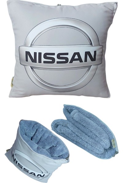 Caisya Butik Nissan Baskılı Battaniyeli Opsiyonel Yastık Caisya Butik Nissan Baskılı Battaniyeli Opsiyonel Yastık