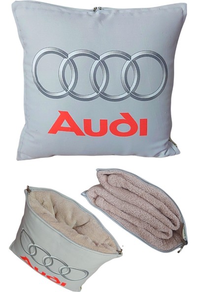 Caisya Butik Audi Baskılı Battaniyeli Opsiyonel Yastık Caisya Butik Audi Baskılı Battaniyeli Opsiyonel Yastık