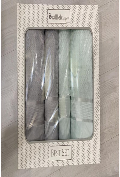 Özdilek Hamam Takımı Bright Gri-Su Yeşili