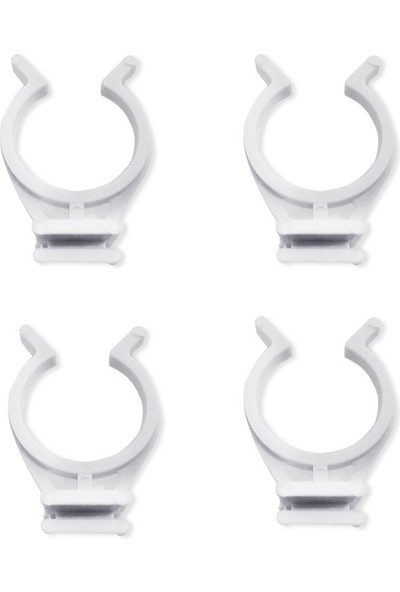 ALM Alüminyum Market Baza Klipsi Plastik Beyaz - 4 Adet ALM Alüminyum Market Baza Klipsi Plastik Beyaz - 4 Adet