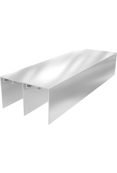 ALM Alüminyum Market Sürme Kapak Üst Ray Profili Er 5640 Pres 3 Metre ALM Alüminyum Market Sürme Kapak Üst Ray Profili Er 5640 Pres 3 Metre
