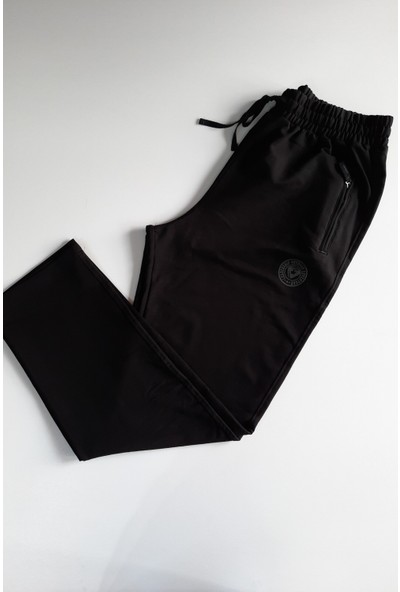 Axxel Erkek Siyah Çift Yan Cepli Eşofman Altı