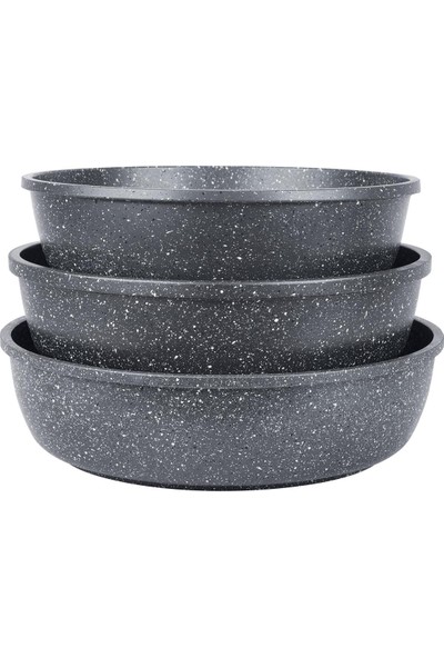 Thermoad Tepsi Fırın Set 28 x 30 x 32 cm. - Gri