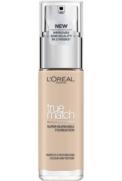 L'oréal Paris True Match Bakım Yapan Fondöten 1r Rose Ivory, 30 ml L'oréal Paris True Match Bakım Yapan Fondöten 1r Rose Ivory, 30 ml