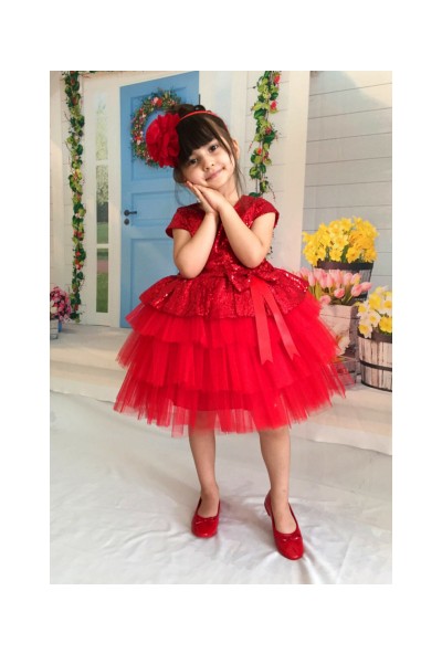 Miço Kids Doğum Günü Tüllü Kız Çocuk Abiye Elbise Miço Kids Doğum Günü Tüllü Kız Çocuk Abiye Elbise
