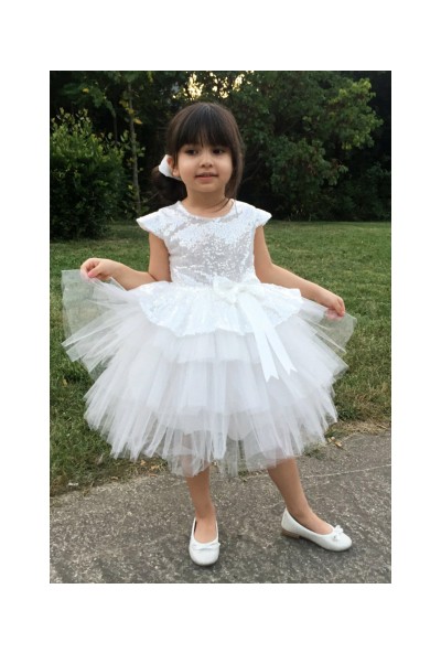 Miço Kids Doğum Günü Tüllü Kız Çocuk Abiye Elbise Miço Kids Doğum Günü Tüllü Kız Çocuk Abiye Elbise