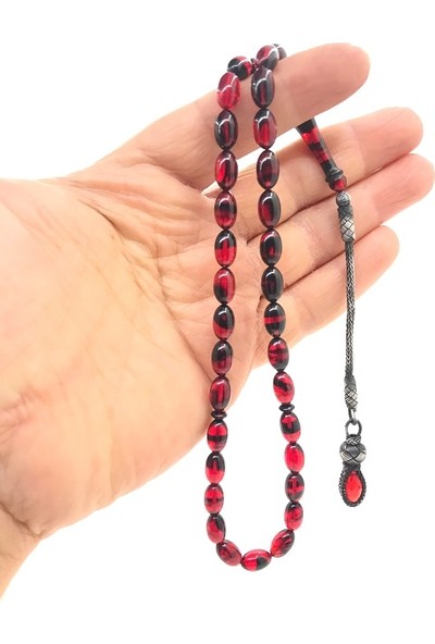 Şamil Tesbih Ateş Kehribar Tesbih 1000 Ayar Gümüş Kazaz Püsküllü Tesbih Şamil Tesbih Ateş Kehribar Tesbih 1000 Ayar Gümüş Kazaz Püsküllü Tesbih