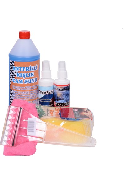 Carvonn Pratik Kışlık Oto Bakım Seti 6 Parça Carvonn Pratik Kışlık Oto Bakım Seti 6 Parça