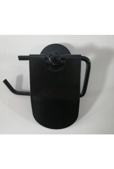 Fnd Home Fndhome Siyah Dar Kapaklı Tuvalet Kağıtlık Fnd Home Fndhome Siyah Dar Kapaklı Tuvalet Kağıtlık