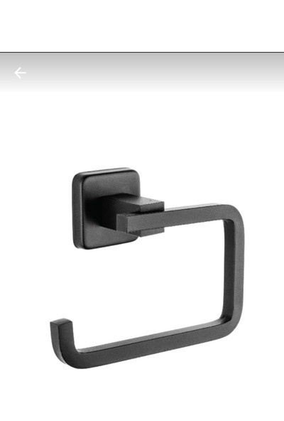 Fnd Home Fndhome Siyah Kare Tuvalet Kapaksız Kağıtlık Fnd Home Fndhome Siyah Kare Tuvalet Kapaksız Kağıtlık