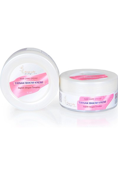 First Life Cosmetic Tırnak ve Eti Güçlendirici El ve Ayak Tırnak Bakım Kremi