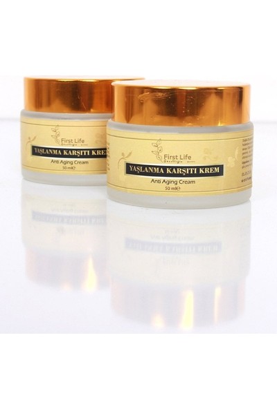 First Life Cosmetic Yaşlanma Karşiti Önleyici Kırışık Dolgunlaştırıcı Onarıcı Bakim Kremi ( Anti Aging Cream ) First Life Cosmetic Yaşlanma Karşiti Önleyici Kırışık Dolgunlaştırıcı Onarıcı Bakim Kremi ( Anti Aging Cream )