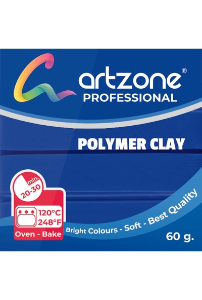 Artzone Soft Polimer Kil 60 Gram Orta Mavi Artzone Soft Polimer Kil 60 Gram Orta Mavi