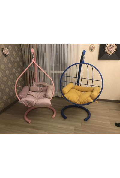 Yoko Damla Cık Bahçe Balkon Salıncağı Çocuk 2'li Set