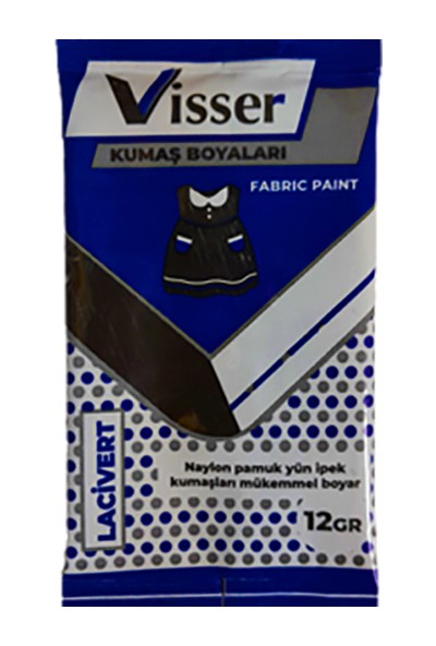 Visser Kumaş Boyası Lacivert 12 gr Visser Kumaş Boyası Lacivert 12 gr