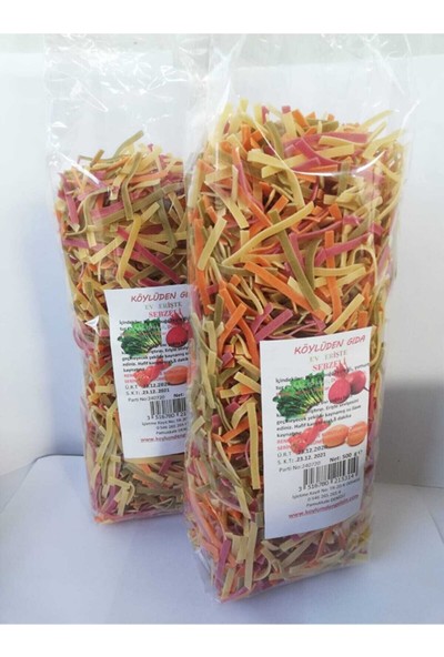 Köylüden Gıda Sebzeli Ev Eriştesi 1000 gr