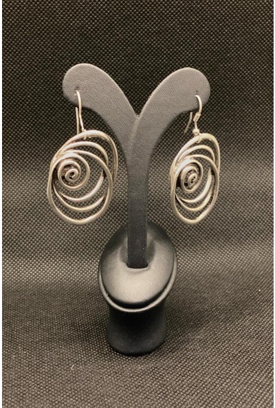 Kutcha Accessories Gümüş Kaplama Küpe