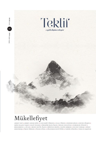 Teklif - 2 Aylık Düşünce Dergisi