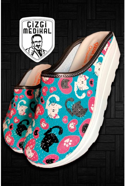 Çizgi Medikal Fit Cat Love Klasik Kadın Sabo Terlik Doktor Hemşire Hastane Terliği Çizgi Medikal Fit Cat Love Klasik Kadın Sabo Terlik Doktor Hemşire Hastane Terliği