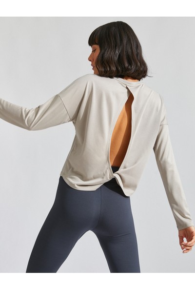 Koton Sırt Detaylı Spor Tişört