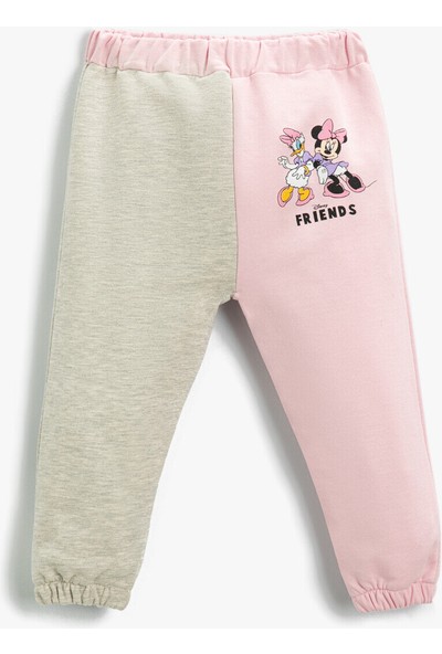 Koton Minnie Mouse Baskılı Jogger Eşofman Altı Pamuklu Koton Minnie Mouse Baskılı Jogger Eşofman Altı Pamuklu