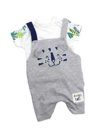 Tongs Baby Jungle Party Bebe Salopet 2834 Gri