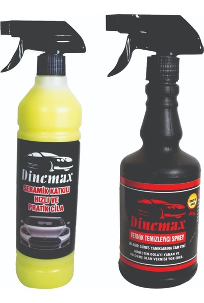 Dincmax Dinçmax - Vernik Sökücü ve Seramik Katkılı Hızlı Cila