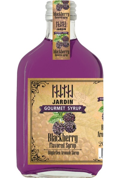 Jardin Böğürtlen Aromalı Şurup 200 ml