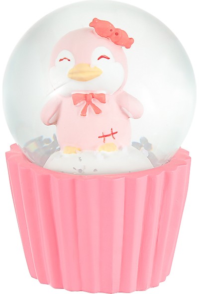 Miniso Mini Aile Serisi Penguen Mini Kristal Toplar 5.2 x 4.5 x 5.6 cm