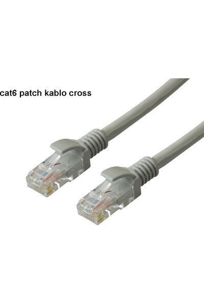 Asian Tech Store Cross Cat6 Patch Kablo 1 mt Asian Tech Store Cross Cat6 Patch Kablo 1 mt