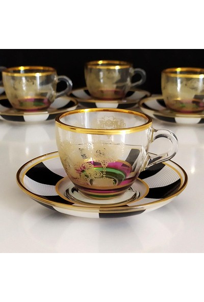 Paşabahçe V-Block Kahve Fincan Takımı Tuna- 6 Kişilik