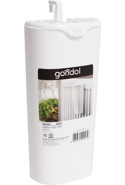 Gondol Kapaklı Plastik Kalorifer Suluğu Nemlendirici Petek Suluğu