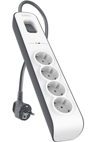 Belkin Surgemaster BSV400VF2M 2m 4'lü Priz