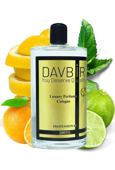 Davbir Fresh Serinletici Kokulu 80 Derece Kolonya Cam Şişe 200ML Doğal Özler Davbir Davbir Fresh Serinletici Kokulu 80 Derece Kolonya Cam Şişe 200ML Doğal Özler Davbir