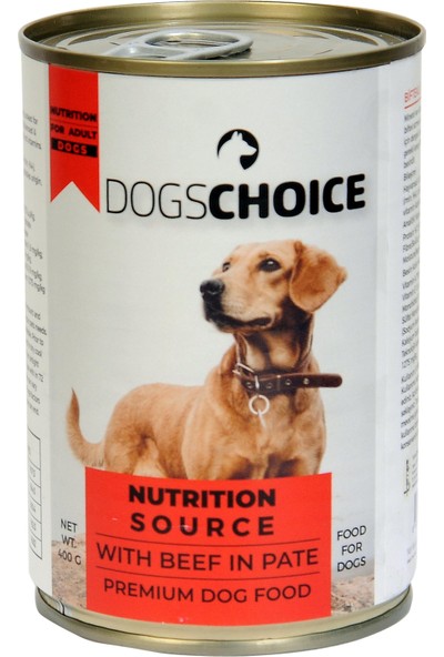 Choice Dogs Choice Biftek 400 Gram Pate 24'lü Choice Dogs Choice Biftek 400 Gram Pate 24'lü