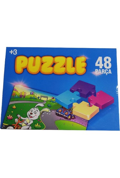 MasterHome 48 Parça Tavşan Detaylı Puzzle MasterHome 48 Parça Tavşan Detaylı Puzzle