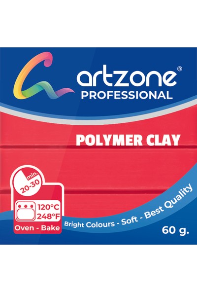 Artzone Yumuşak Polimer Kil 60 Gram Rosa