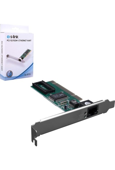 S-Link Ethernet Kartı Pcı 10/100 S-Link SL-8139 S-Link Ethernet Kartı Pcı 10/100 S-Link SL-8139