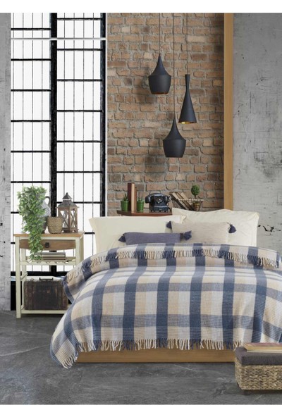 Elgin Home Collection Tek Kişilik Pamuklu Battaniye Ekose Seri Elgin Home Collection Tek Kişilik Pamuklu Battaniye Ekose Seri