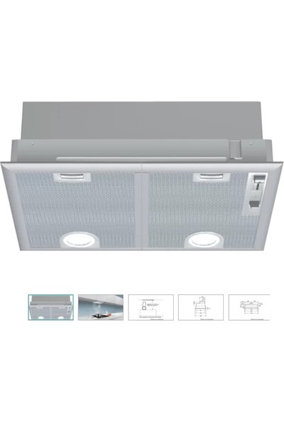 Siemens LB55565 Gömme Aspiratör Inox