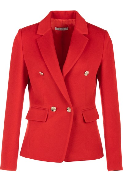 Ekol Kruvaze Kaşe Ceket